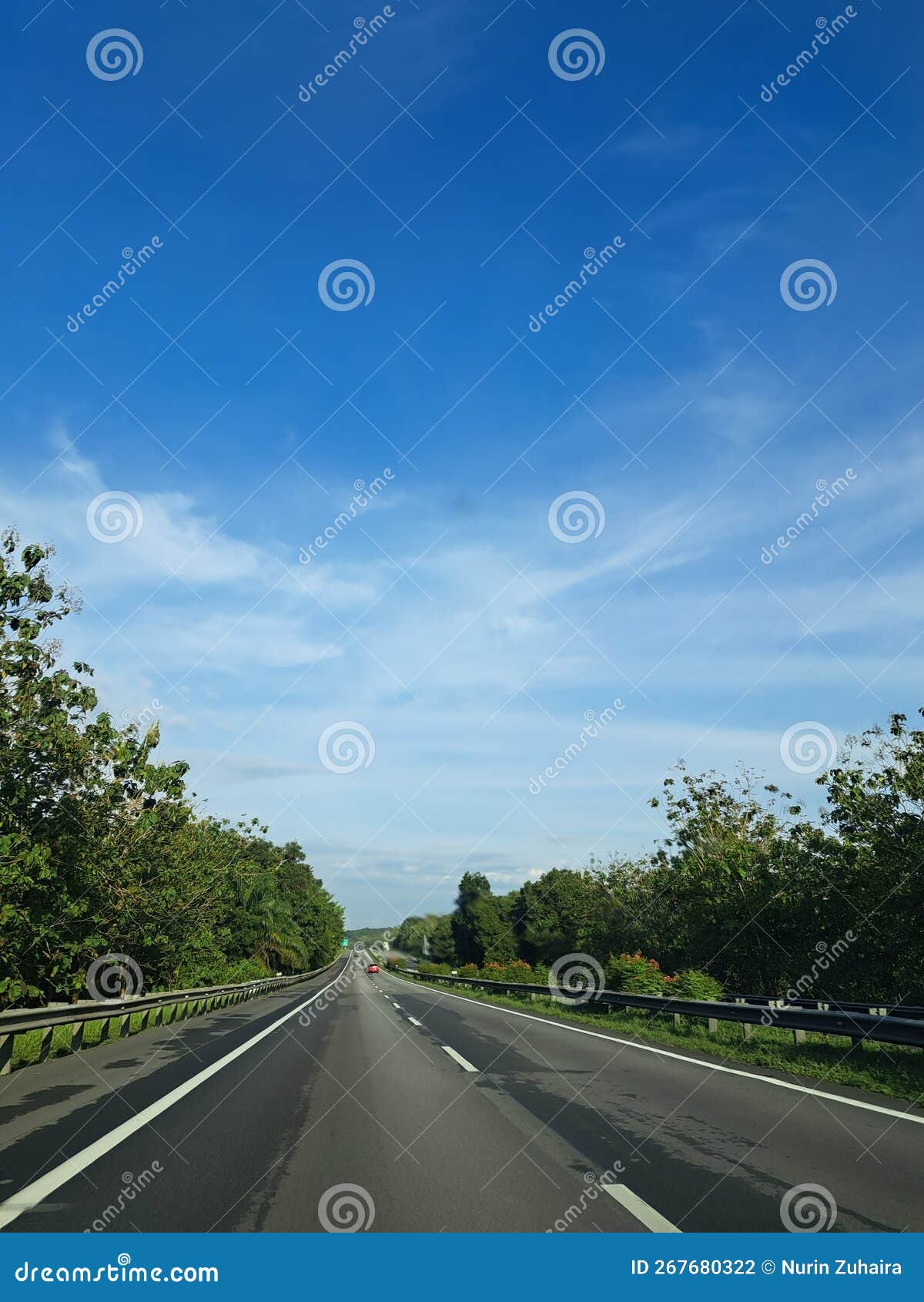View a Long Road with Trees at Putrajaya Stock Photo - Image of ...