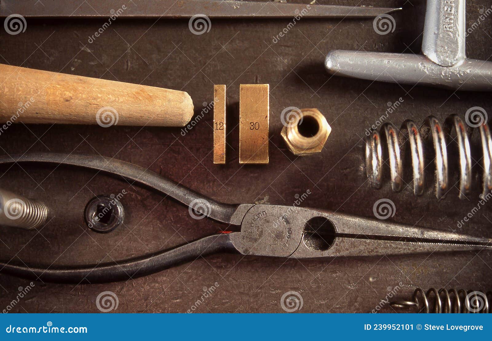 Detail of Book Binding Tools Stock Image - Image of tools, craftmanship ...