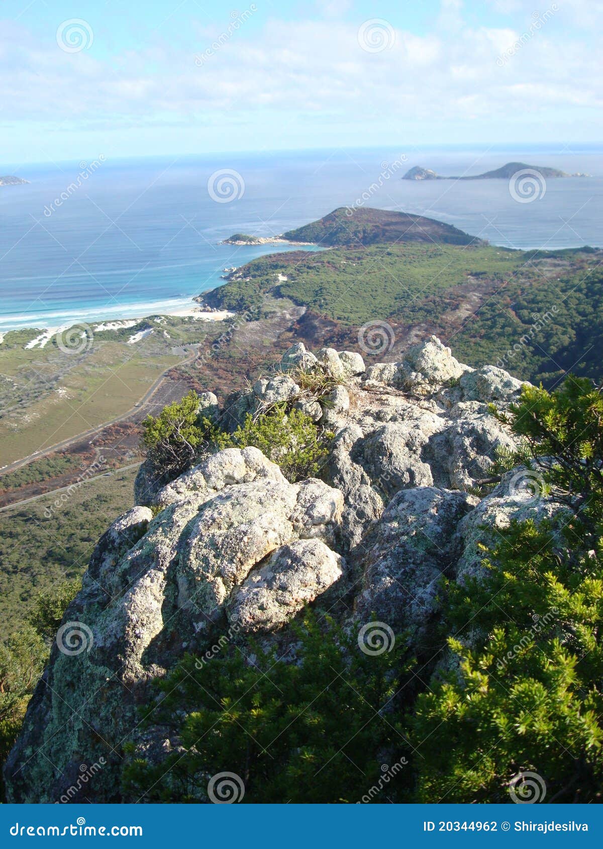 View from a Lookout at Wilson S Promontory Stock Photo - Image of ...