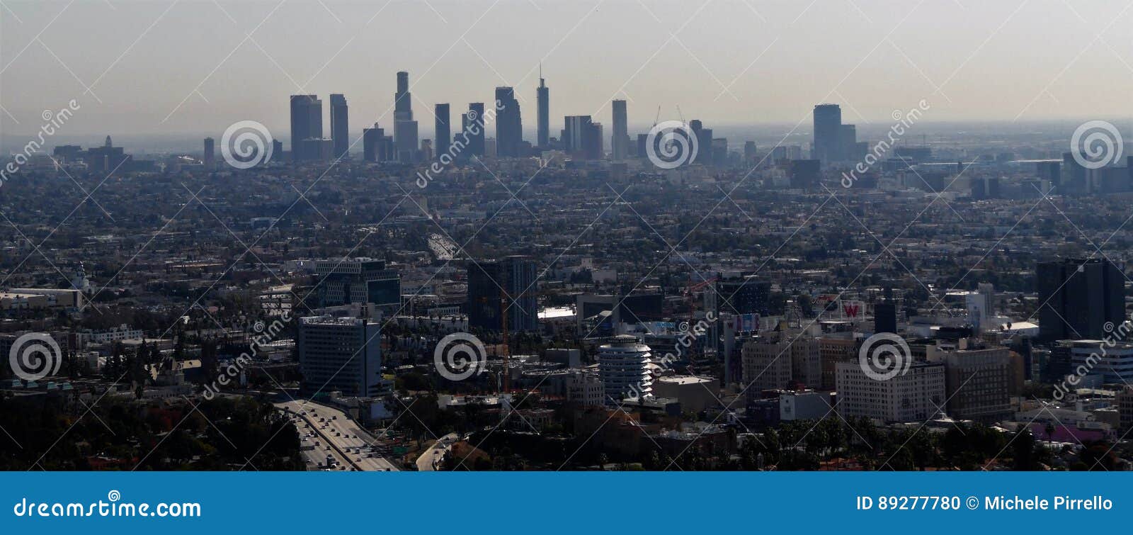 View of Los Angeles editorial image. Image of view, angeles - 89277780