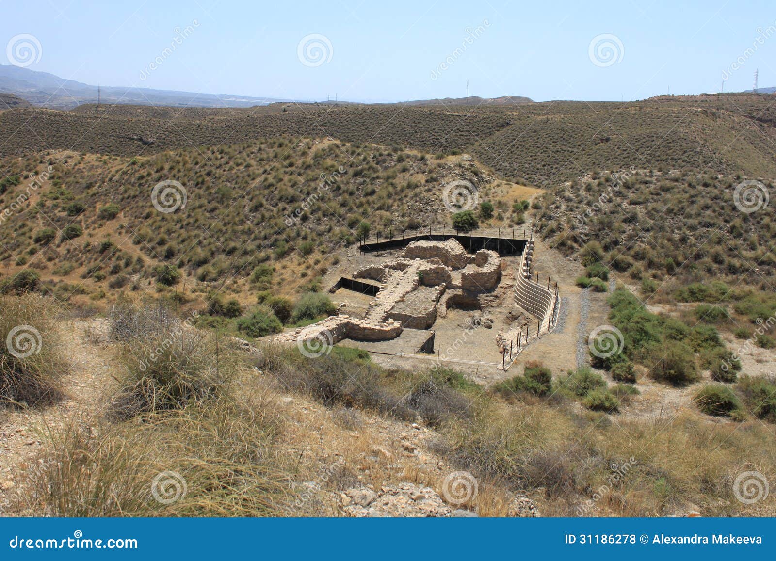 View at Los Millares stock photo. Image of ecosystem - 31186278