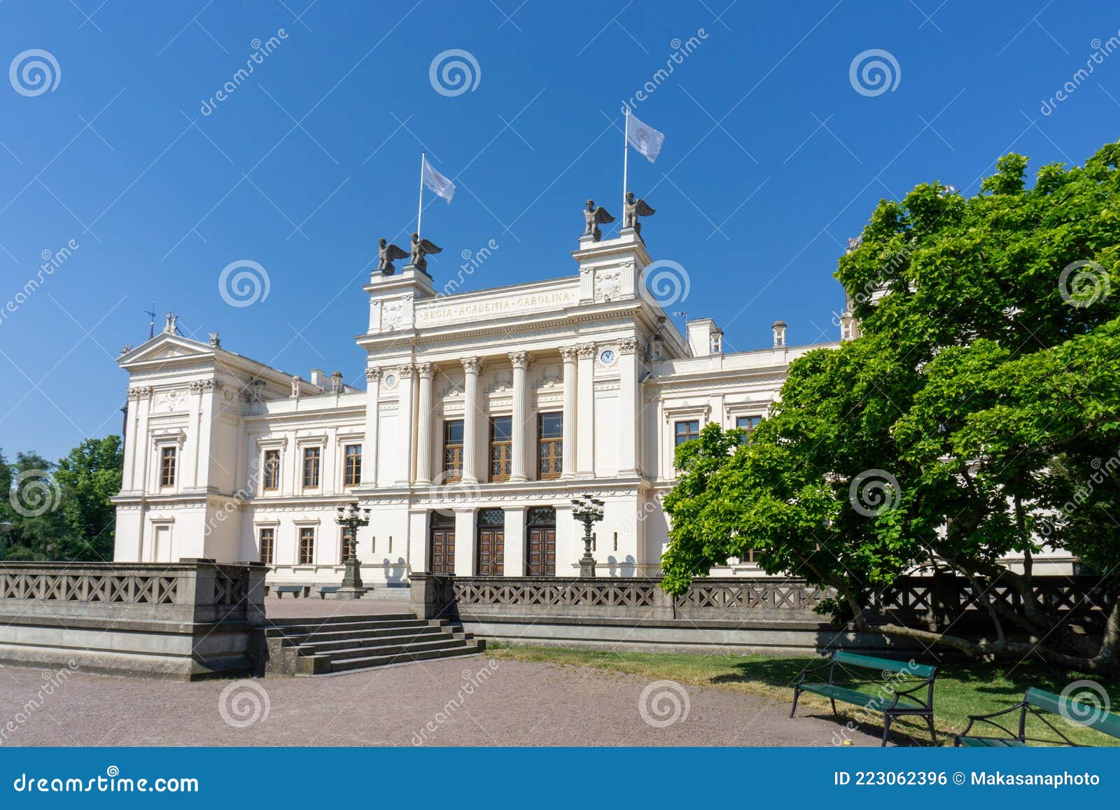 View of the Lund University Main Building Editorial Photo - Image of ...