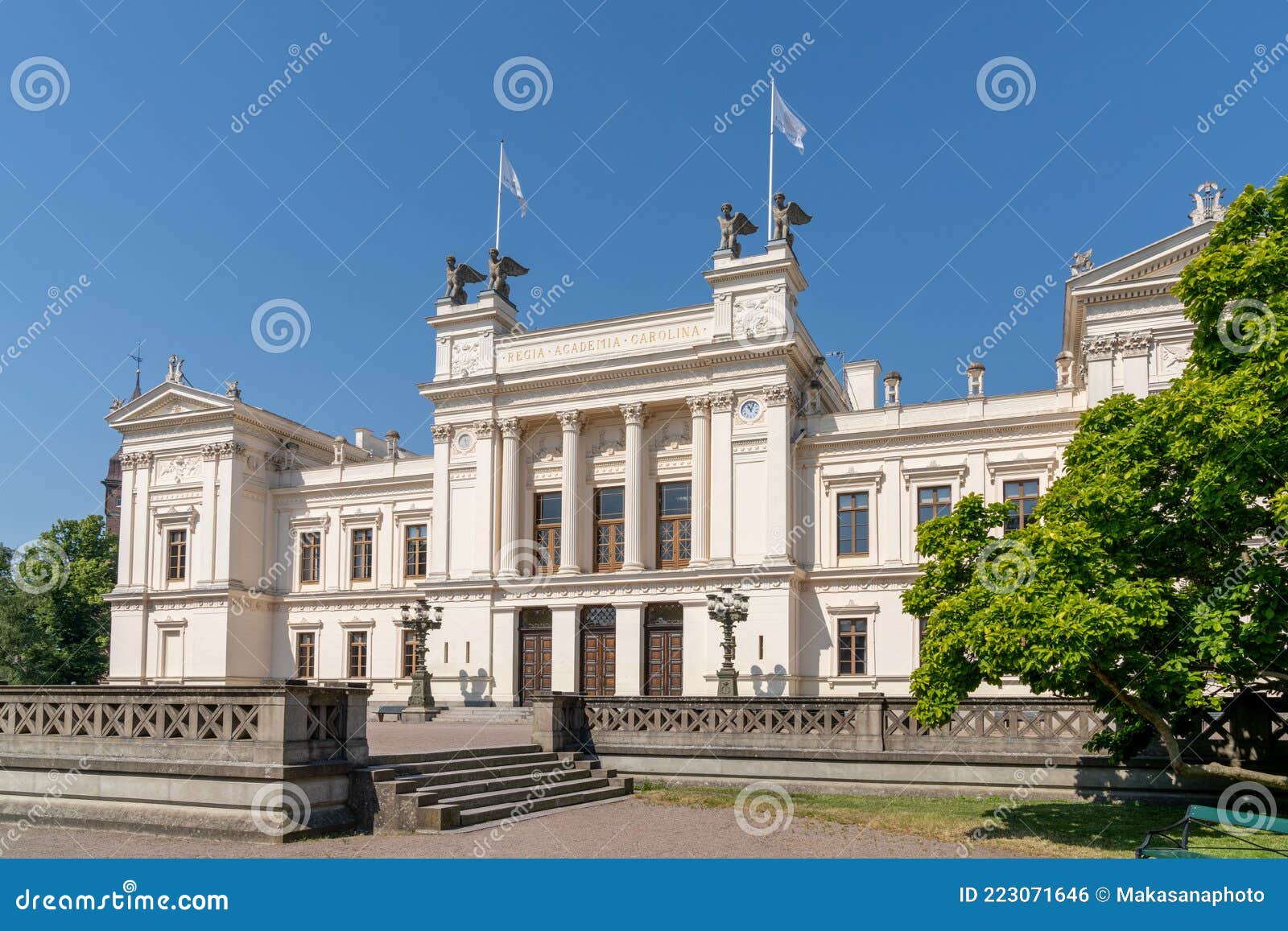 View of the Lund University Main Building Editorial Photo - Image of ...