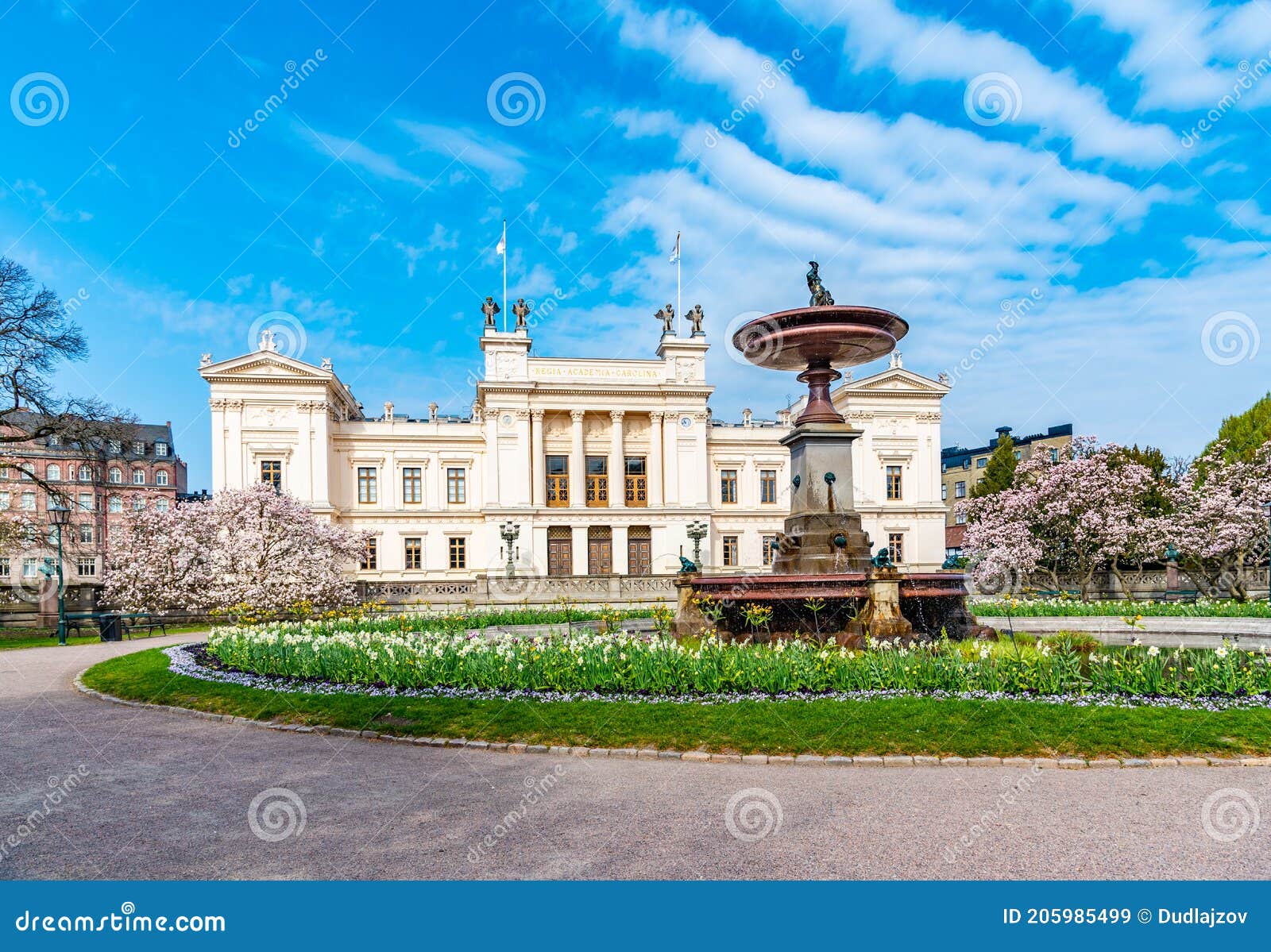 View of the Lund University in Sweden Stock Image - Image of swedish ...
