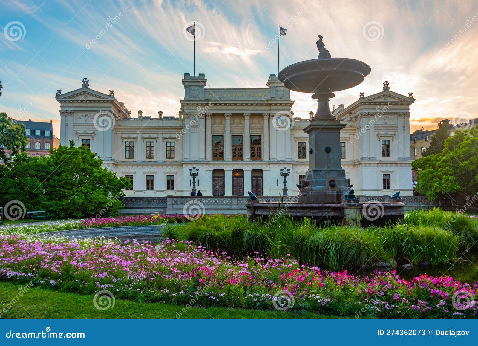 View of the Lund University in Sweden Stock Image - Image of ...