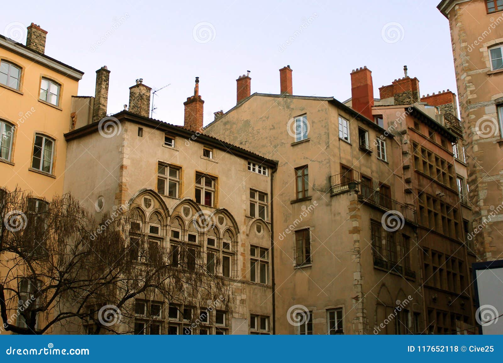 View of Lyon stock photo. Image of urban, street, view - 117652118