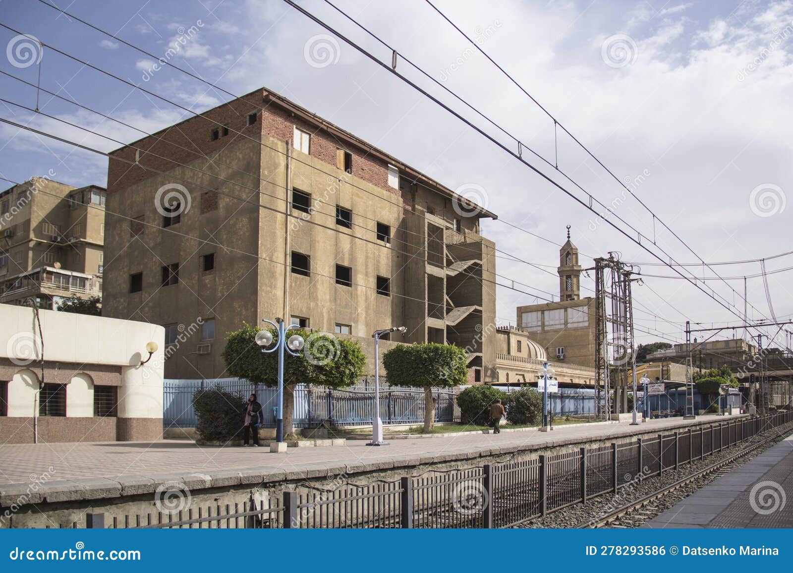 View of the Maadi Metro Station in Cairo in Cairo Editorial Photo ...
