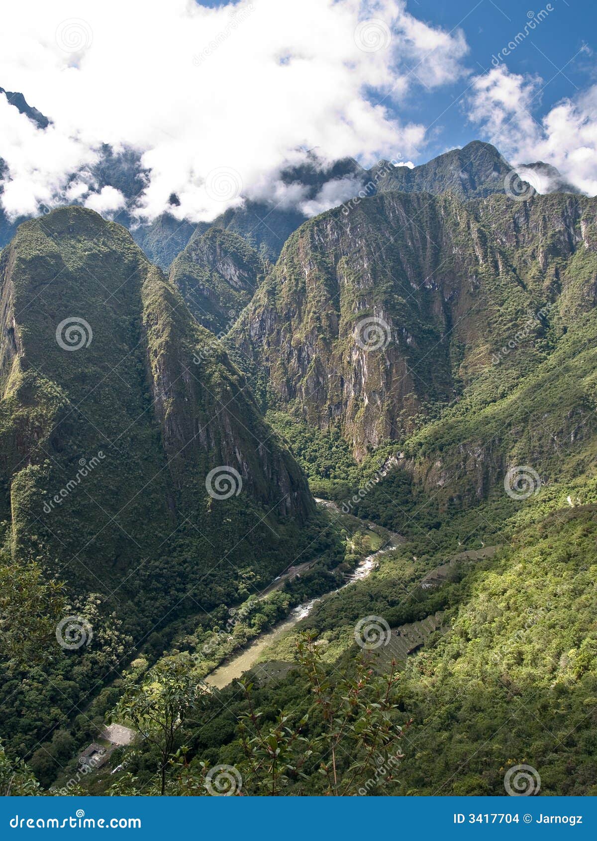 View from Machu Picchu (Peru) Stock Photo - Image of civilization ...