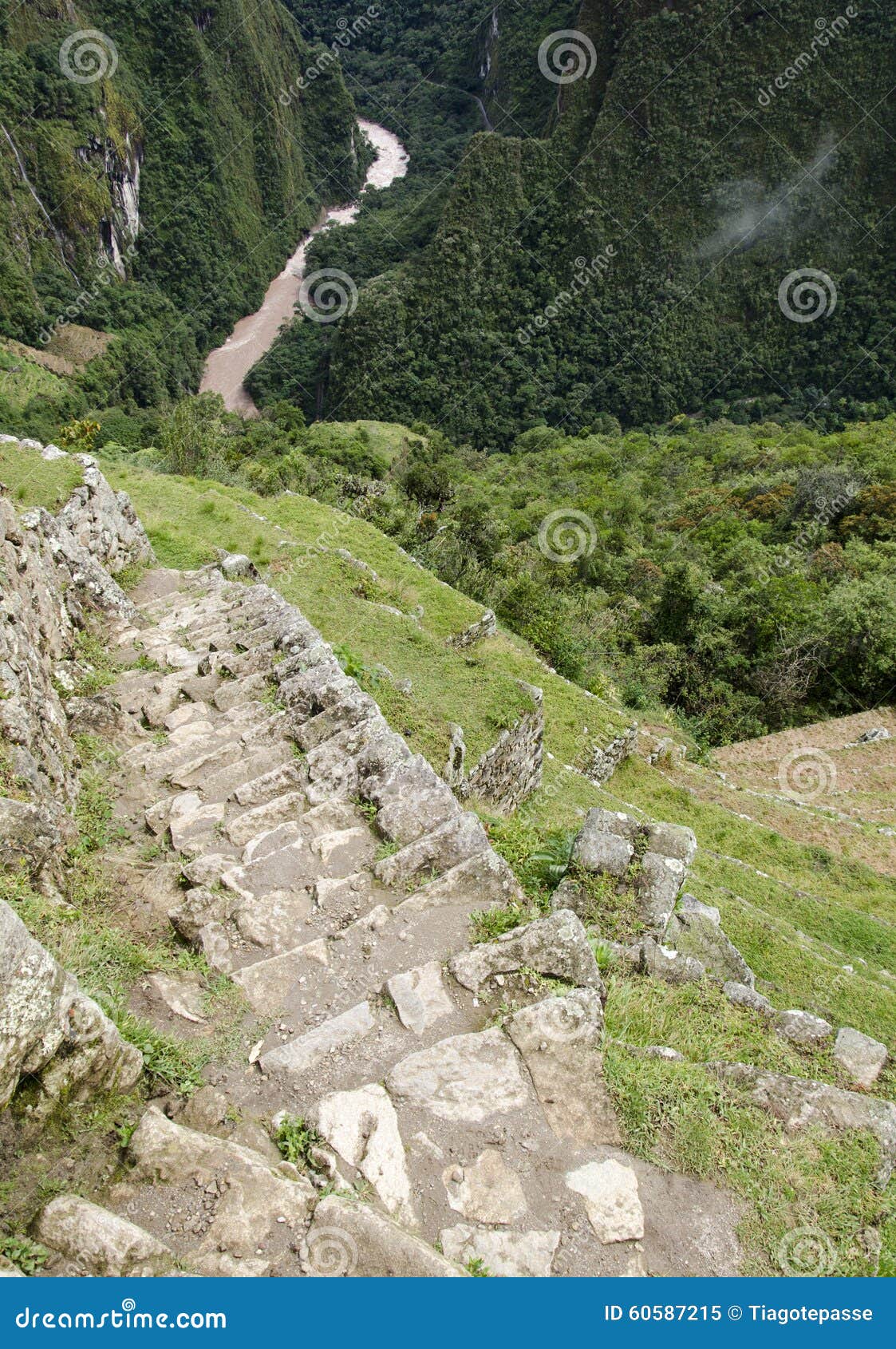 View from Machu Picchu stock image. Image of andes, heritage - 60587215