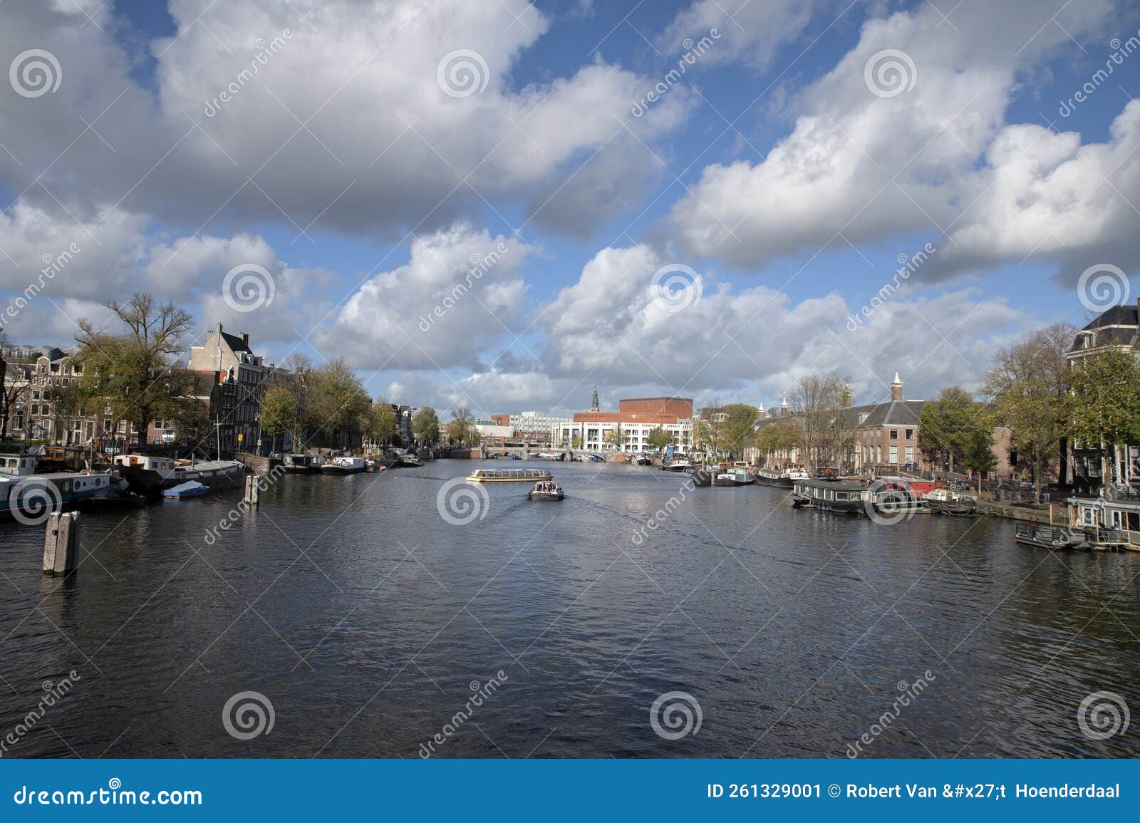 View from the Magere Brug at Amsterdam the Netherlands 2-11-2022 ...