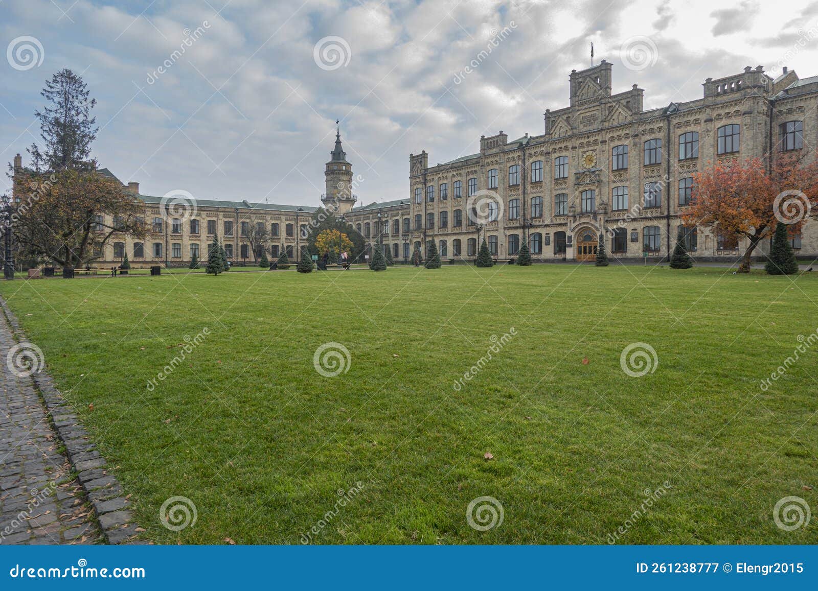 View of the Main Building of the KPI Editorial Photography - Image of ...