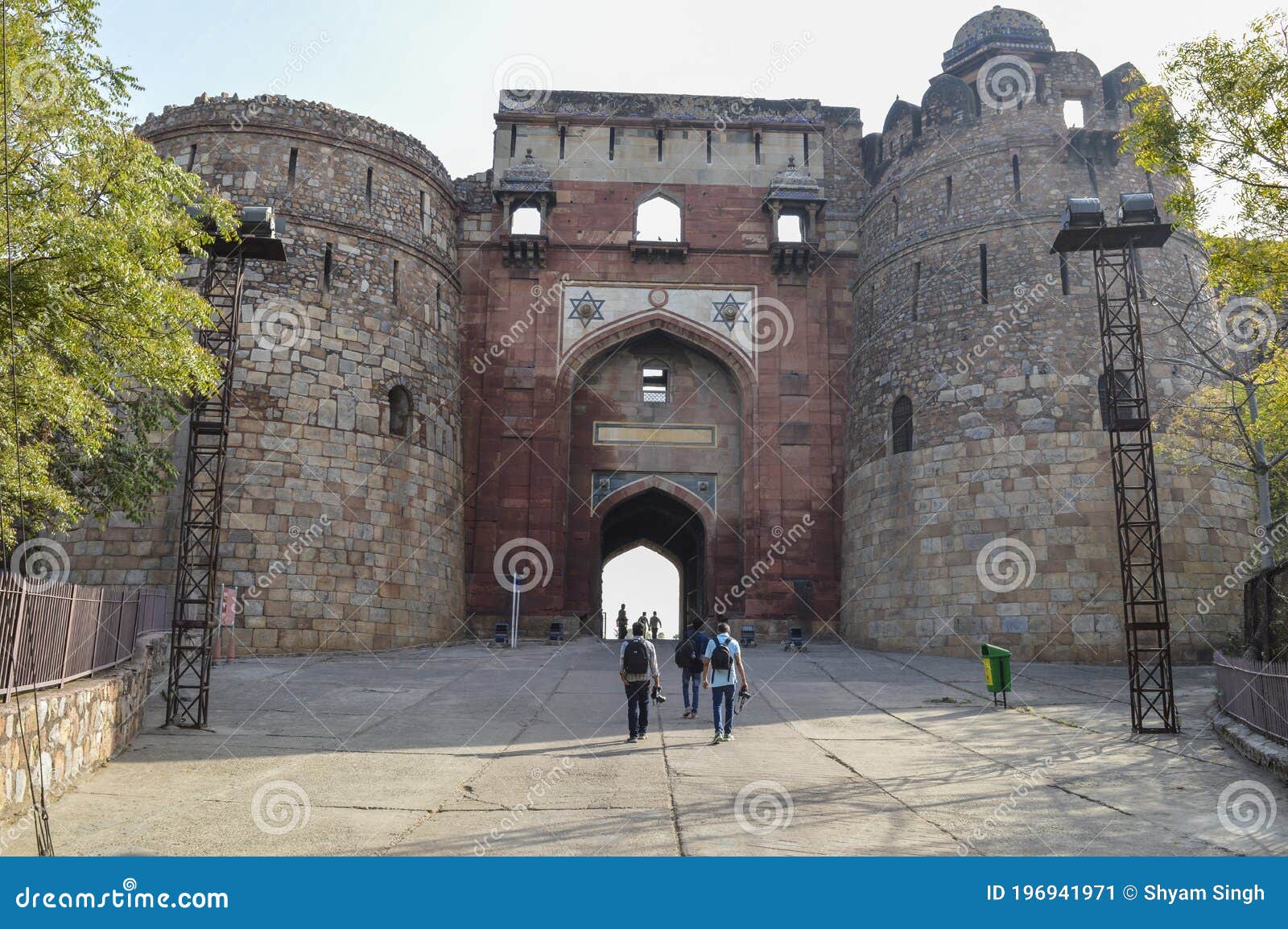A View of Main Gate of Old Fort from Outside Editorial Photo - Image of ...