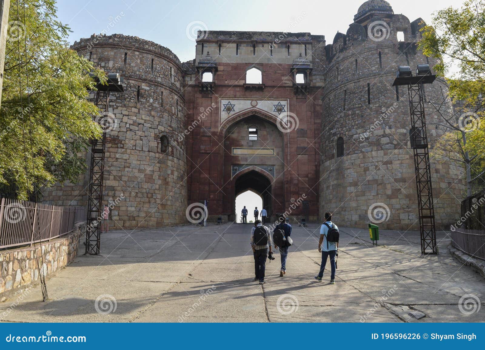A View of Main Gate of Old Fort from Outside Editorial Photo - Image of ...