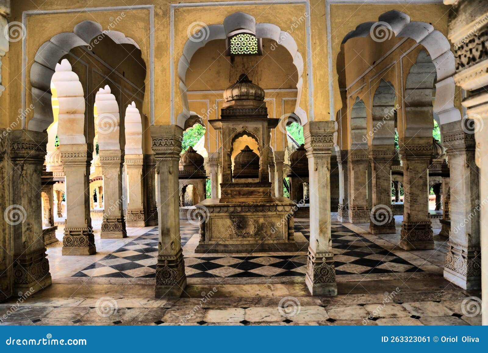 View of the Main Monuments and Points of Interest in Jaipur. Gaitor ...