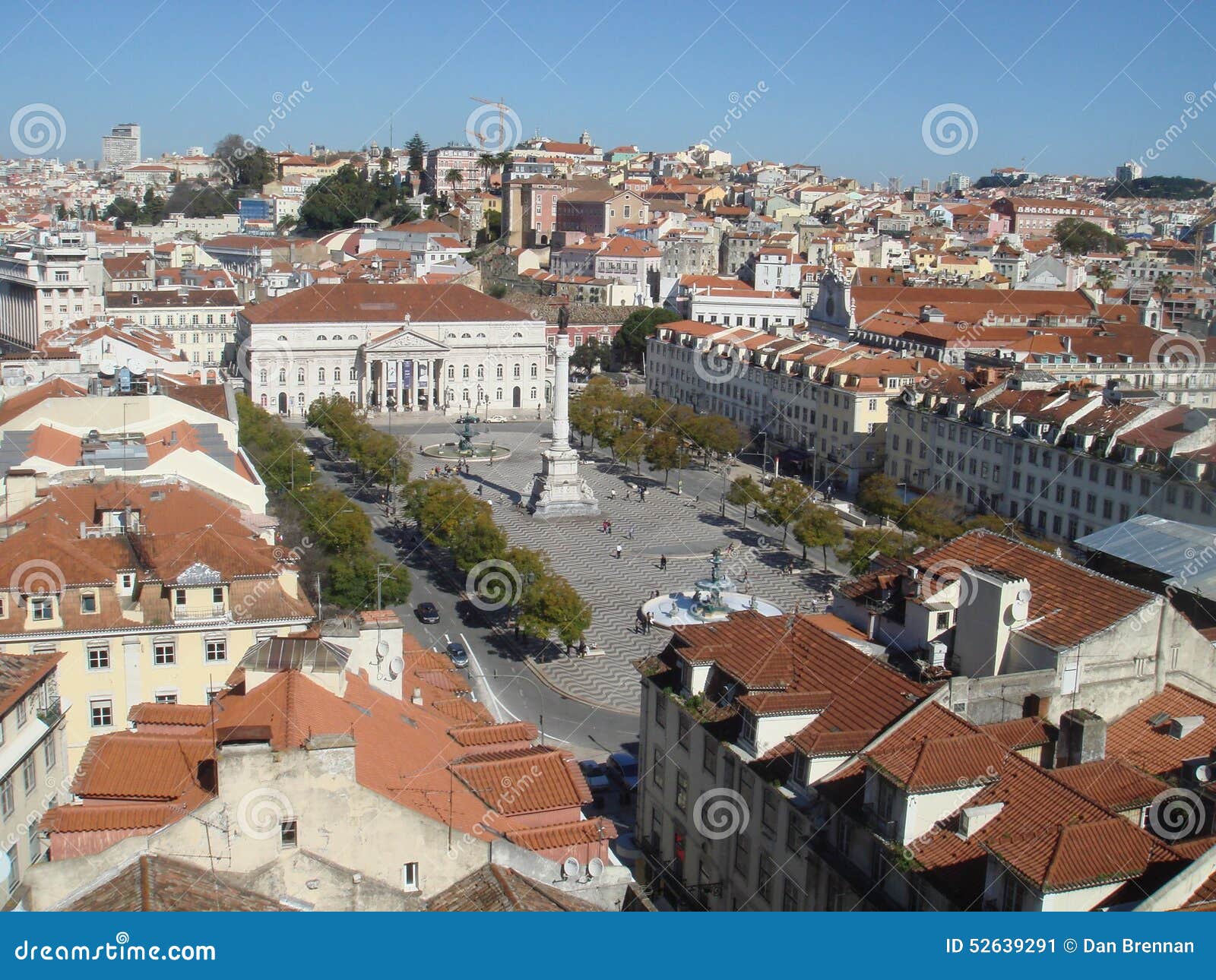 View of the main square stock image. Image of birdseye - 52639291
