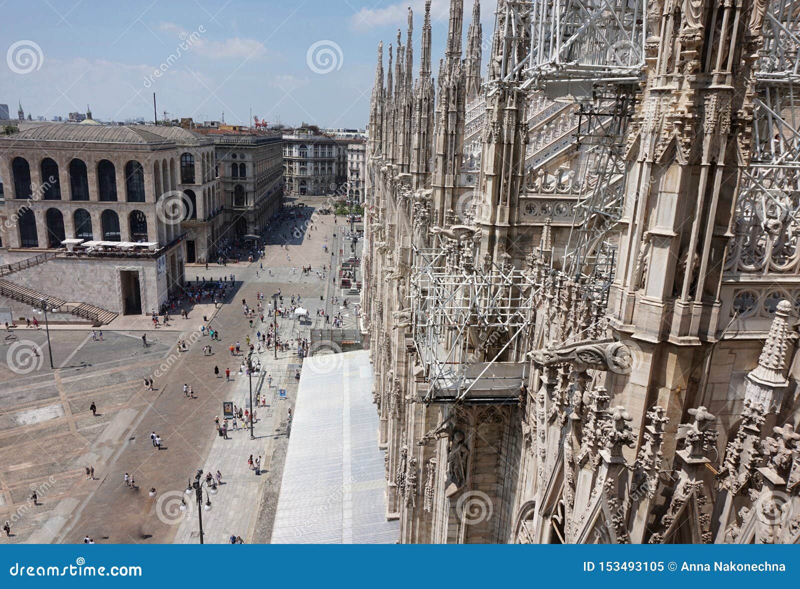 Top View Of Main Street And Cinderella Castle In Magic Kingdom At Walt ...