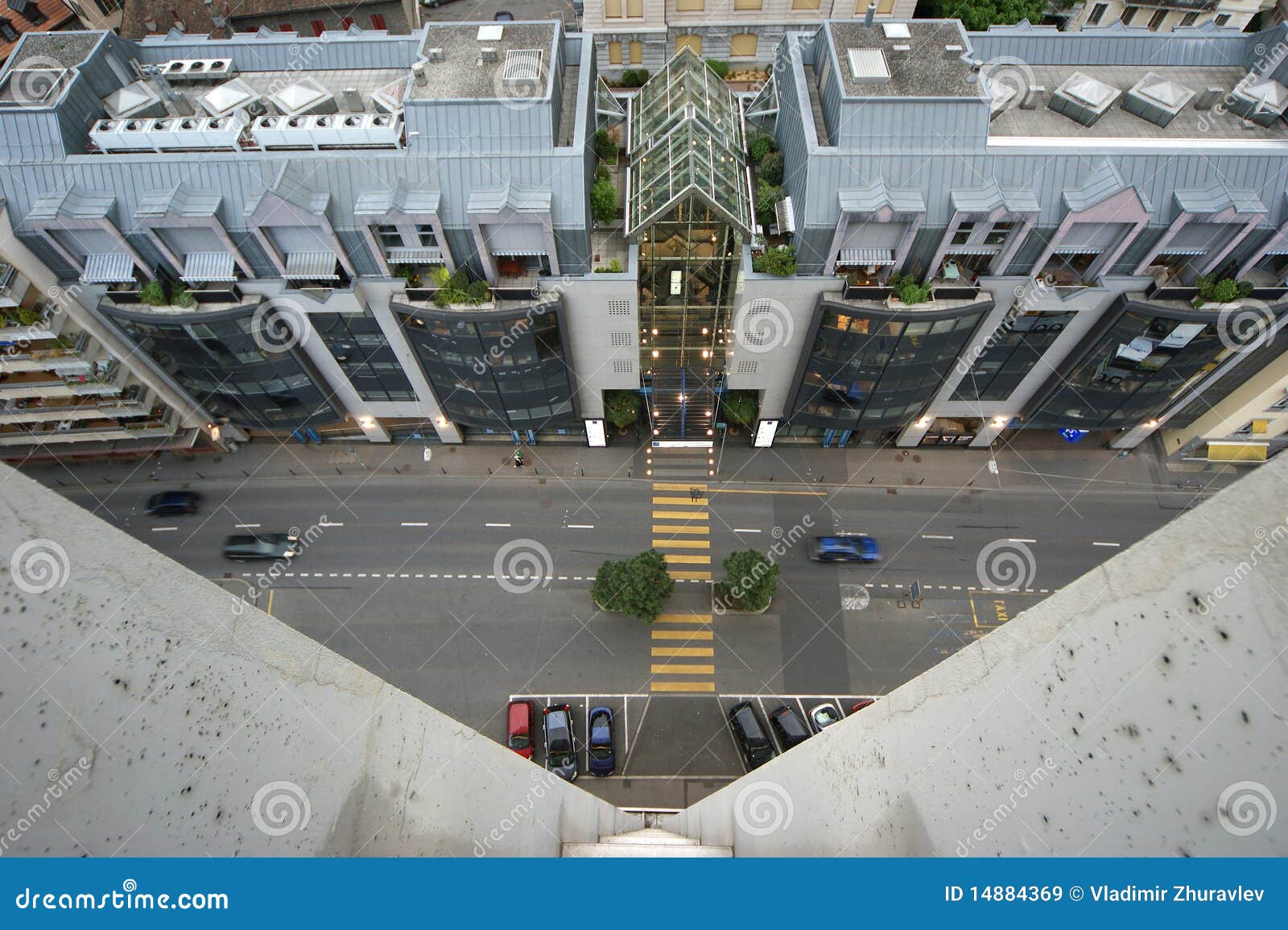 View of the Main Street of the City Stock Image - Image of europe ...
