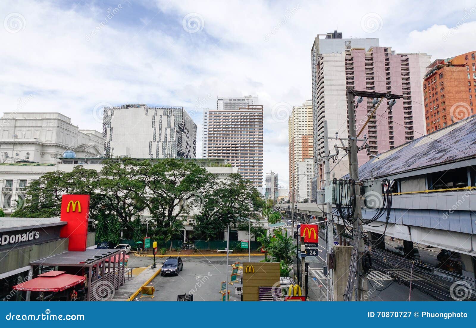 View of Makati City in Manila, Philippines Editorial Photography ...