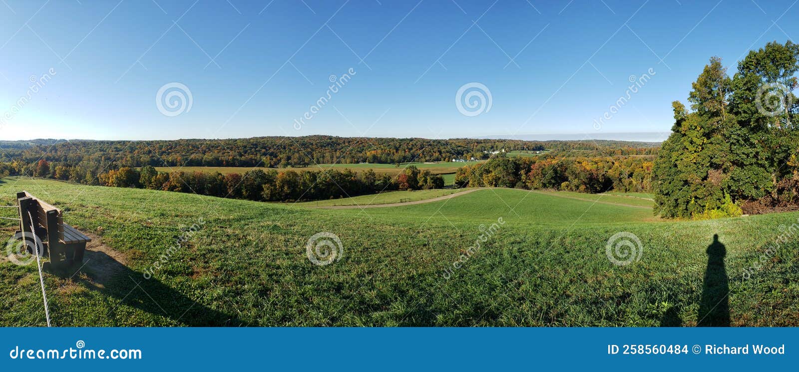 View of Malabar Farm State Park Seen from Mount Jeez, Ohio Stock Photo ...