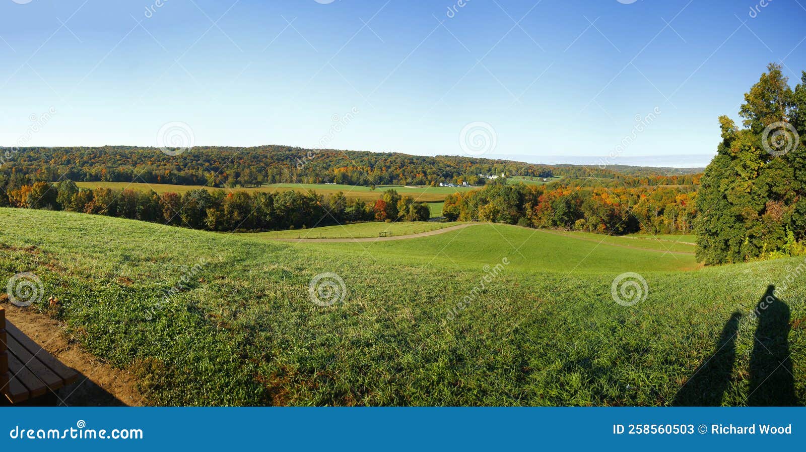 View of Malabar Farm State Park Seen from Mount Jeez, Ohio Stock Image ...
