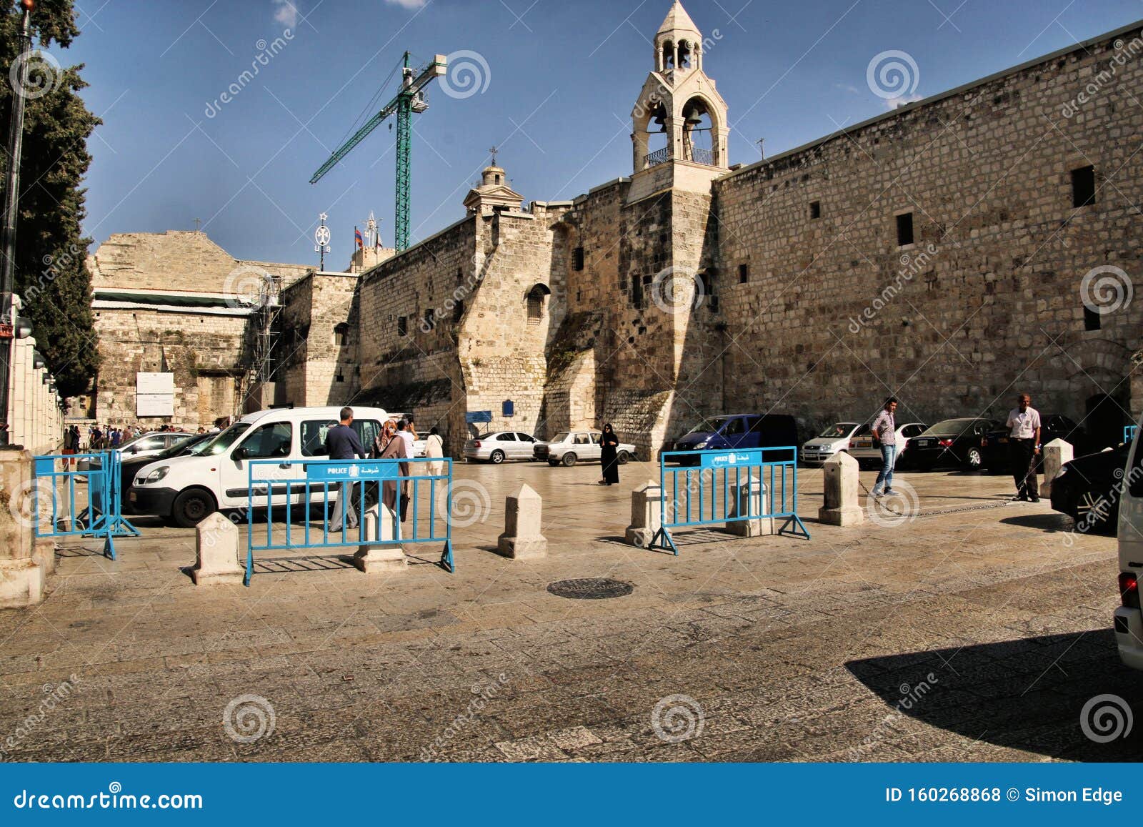 A View of Manger Square in Bethlehem Editorial Stock Photo - Image of ...