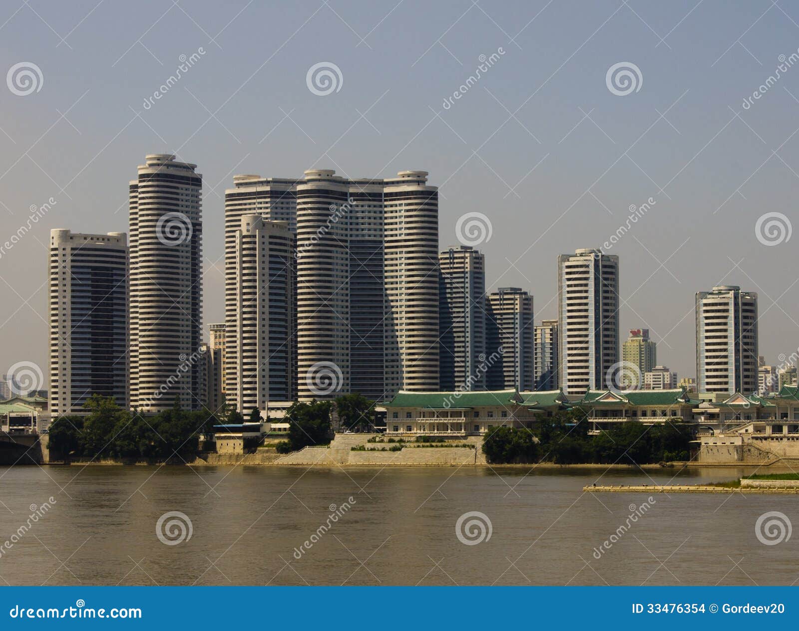 View of the Mansudae Housing Complex in Pyongyang Editorial Stock Image ...