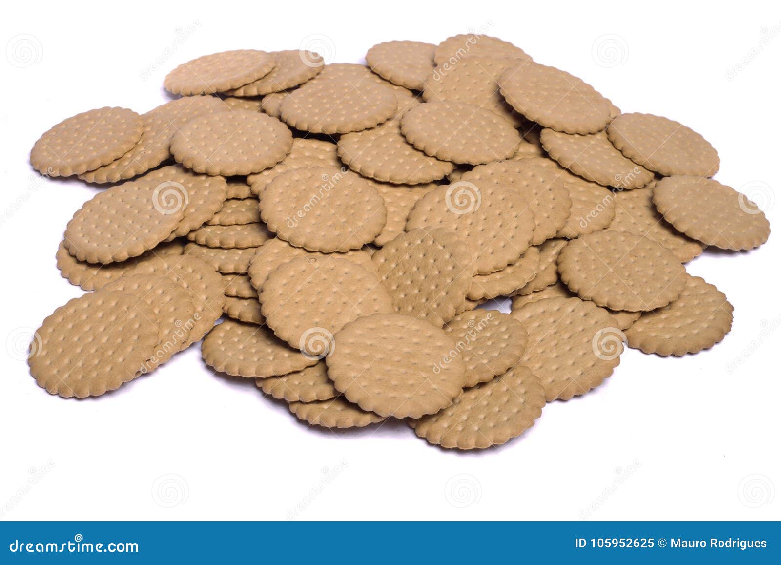 Pile of biscuits stock image. Image of baked, stack - 105952625