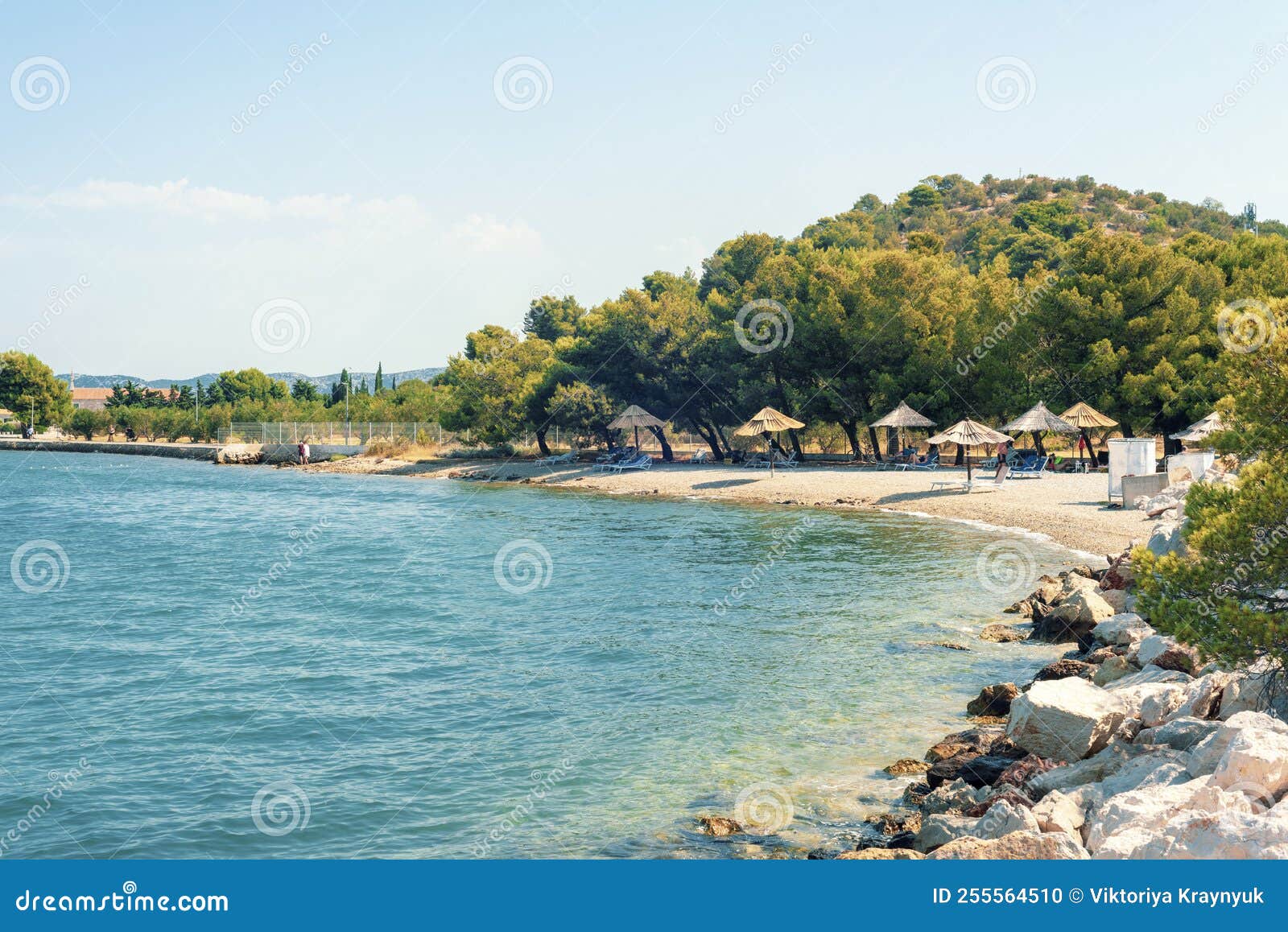 View of Marina Hramina Beach in Murter, Croatia Stock Photo - Image of ...