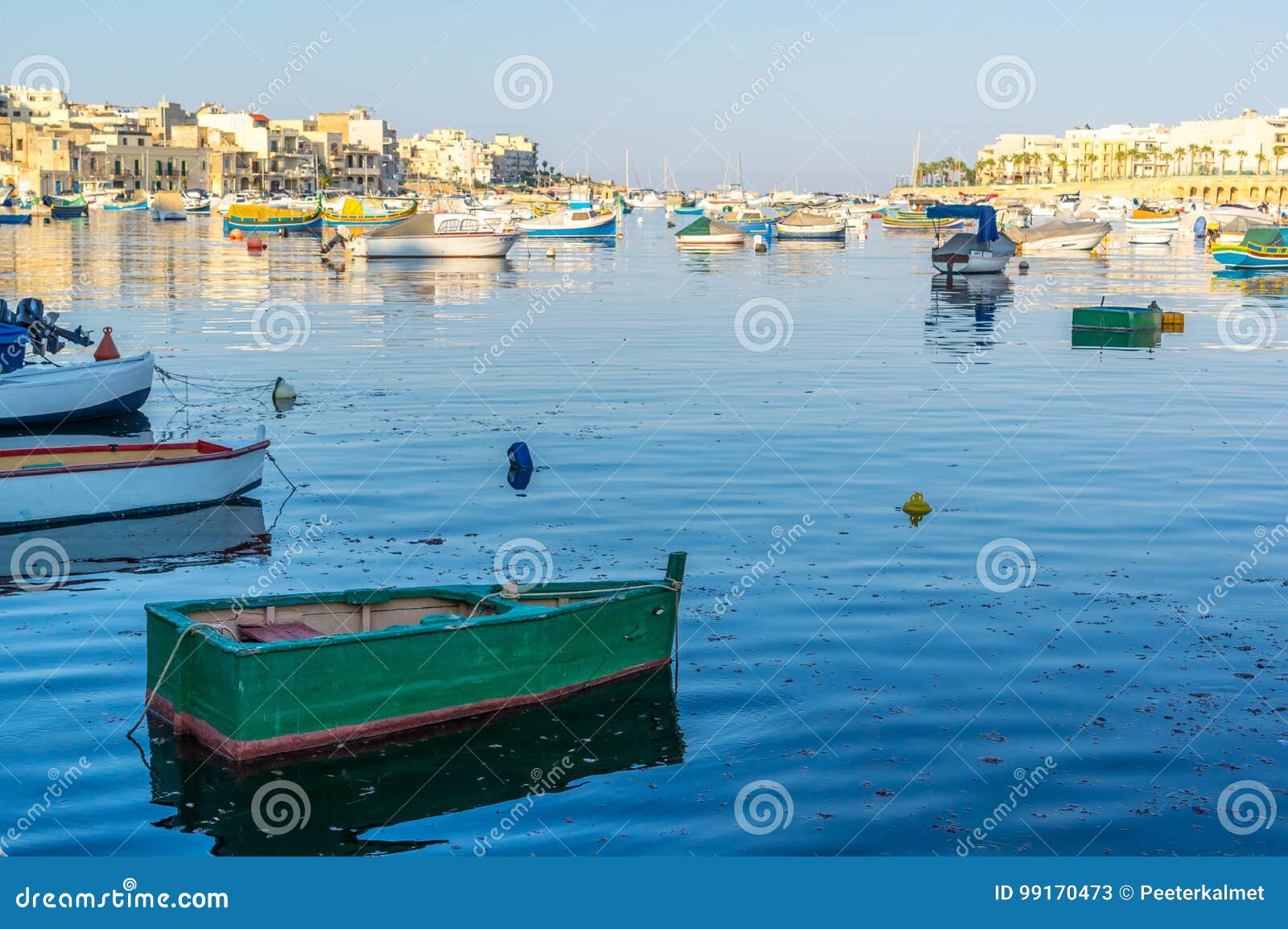 View from Marsaskala stock image. Image of travel, blue - 99170473