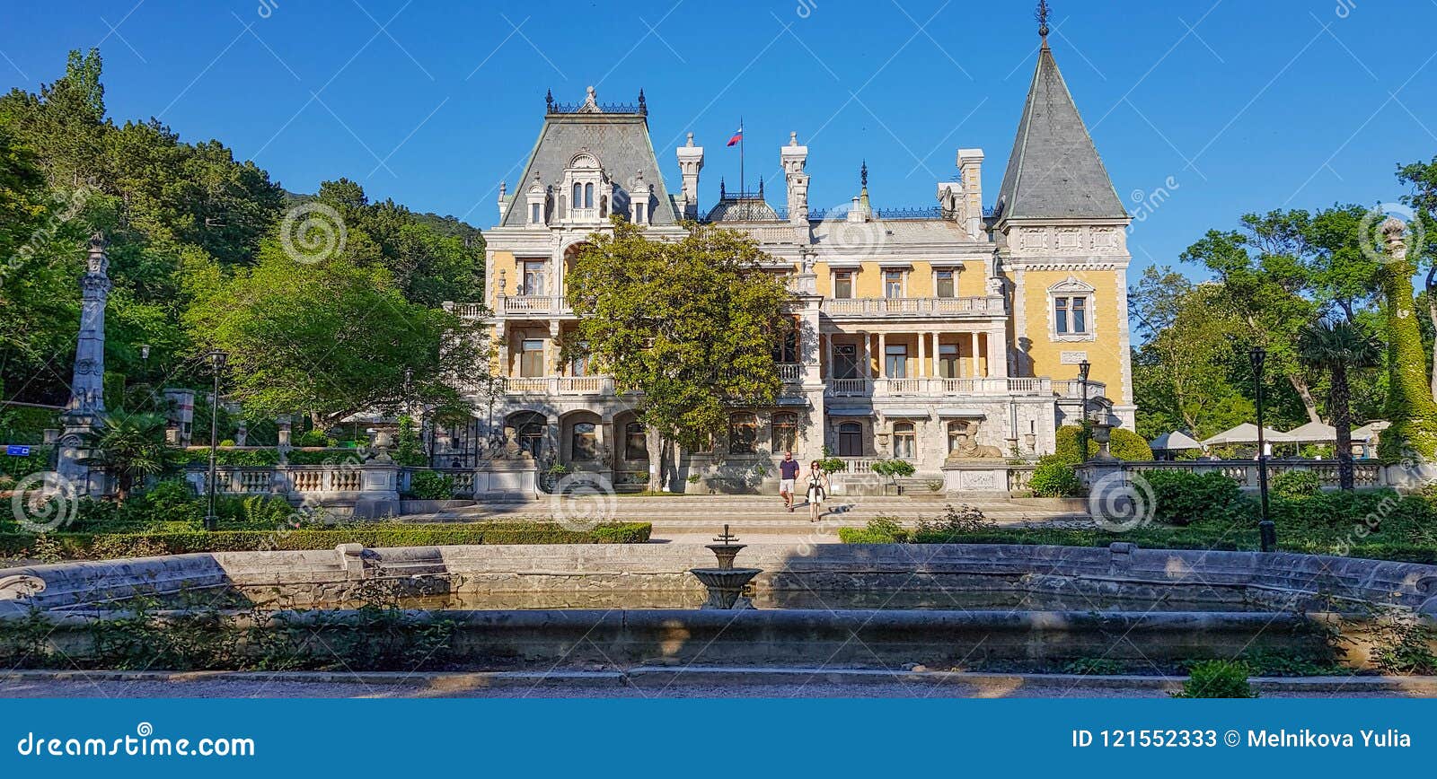 Massandra, Crimea-Massandra Palace Editorial Stock Photo - Image of ...