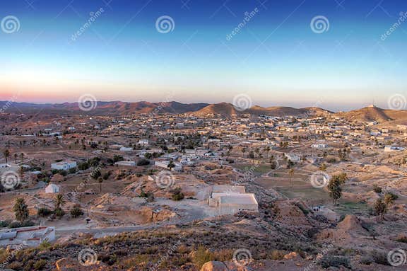 View on Matmata stock image. Image of sahara, traditional - 13258193
