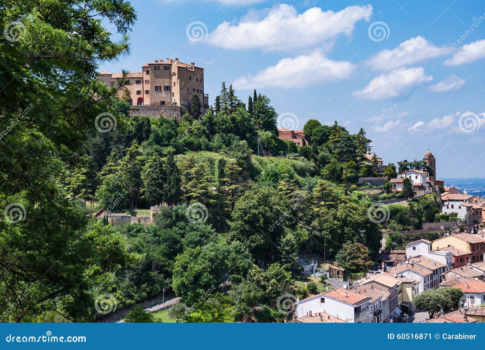 View of the Medieval Italian City Stock Image - Image of village ...