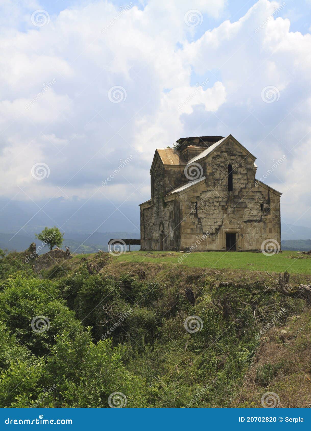 View of Medieval Temple in Agubedia Village Stock Photo - Image of ...