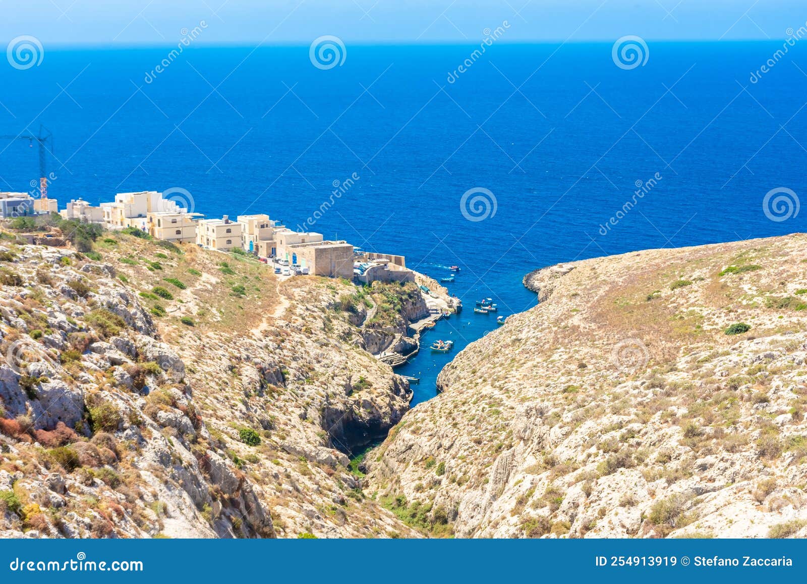 View of the Mediterranean Sea from Malta Stock Image - Image of europe ...