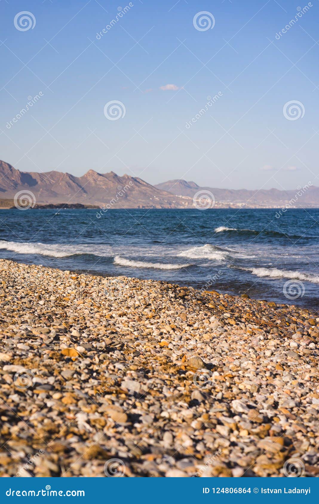 View of the Mediterranean Sea Stock Photo - Image of spain ...