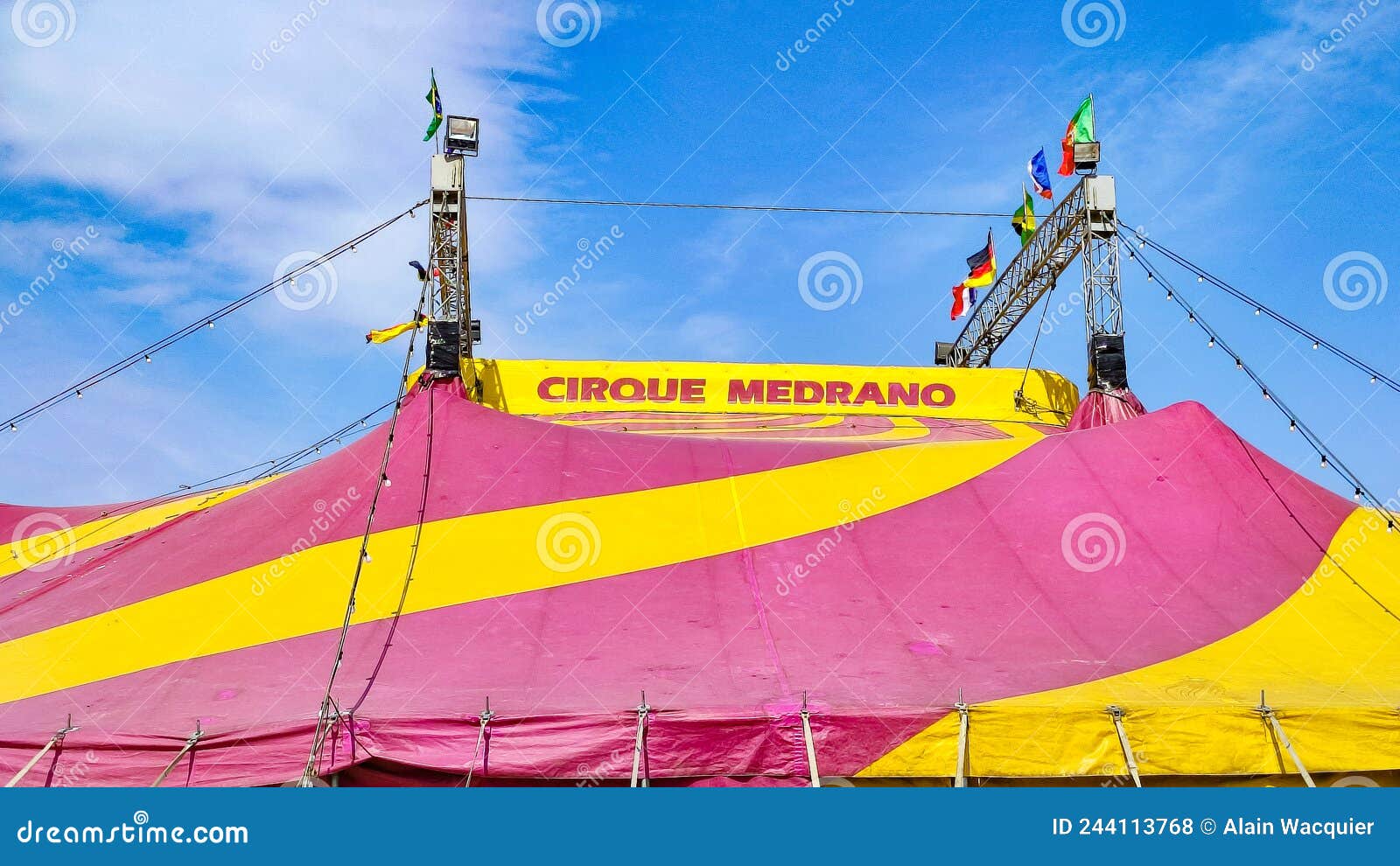 View of the Medrano Circus Tent Editorial Stock Photo - Image of circus ...