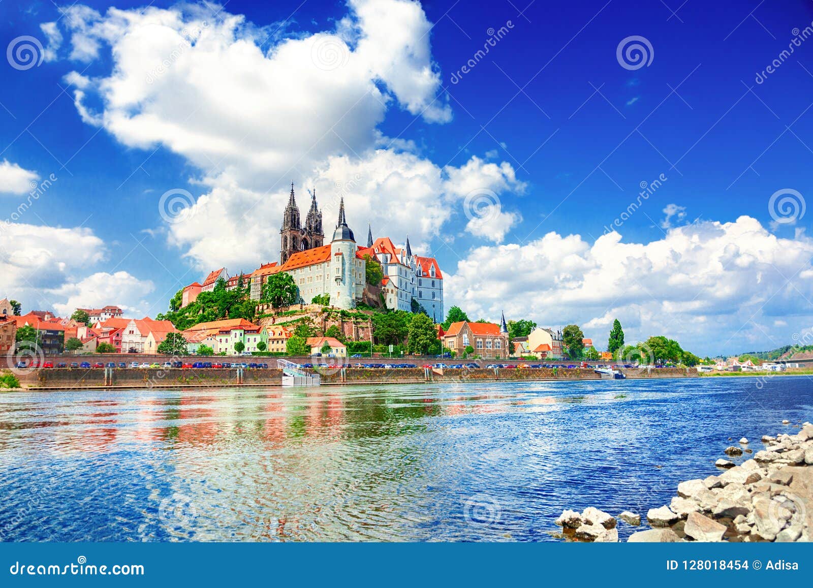 Meissen Castle, Germany stock photo. Image of palace - 128018454