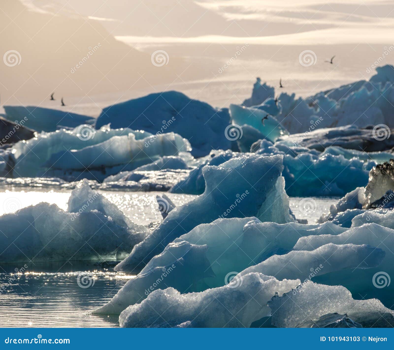 View of Melting Down Glacier Due To Global Warming Stock Image - Image ...