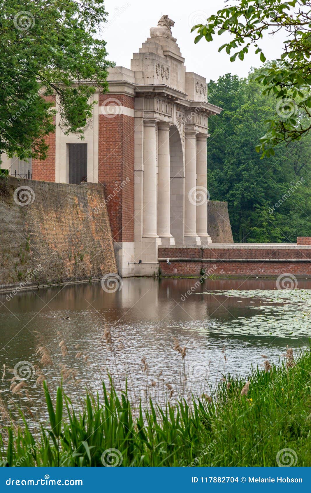 The Menin Gate, Ypres stock photo. Image of geography - 117882704