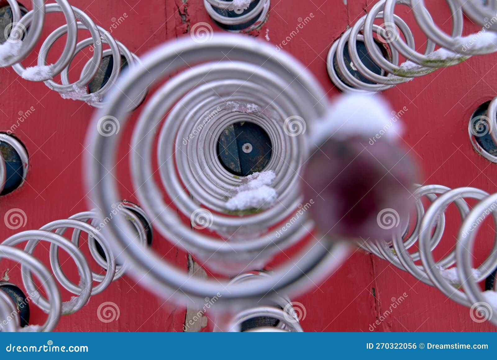 Metal spring stock photo. Image of wheel, tire, metal - 270322056