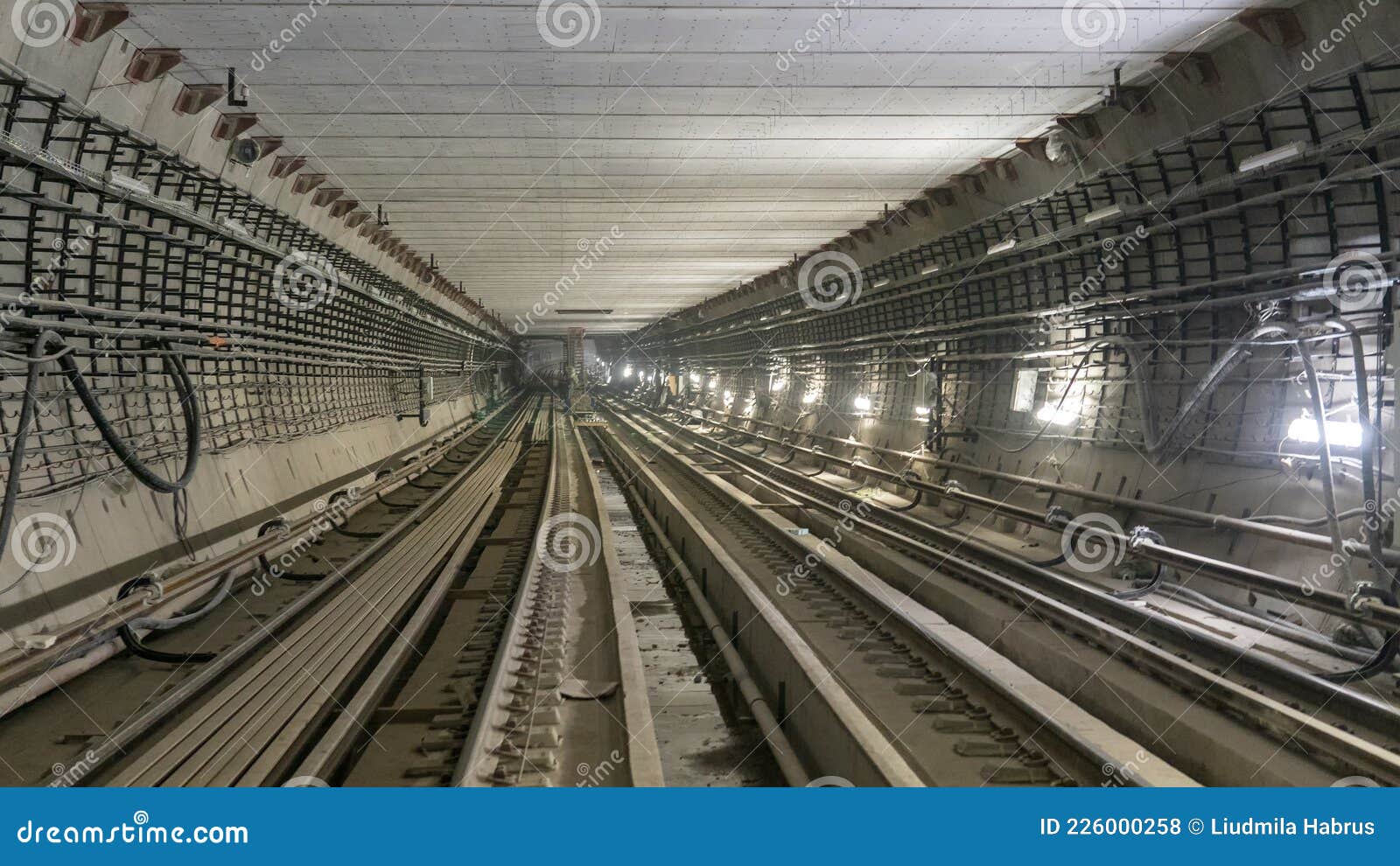 View of the Metro Tunnel Under Construction Stock Photo - Image of ...