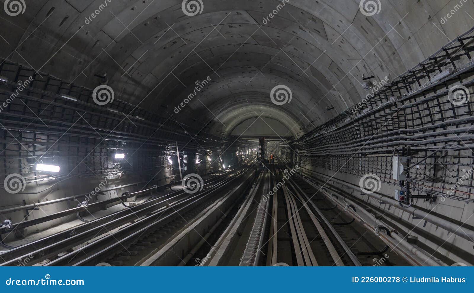 View of the Metro Tunnel Under Construction Stock Photo - Image of tube ...