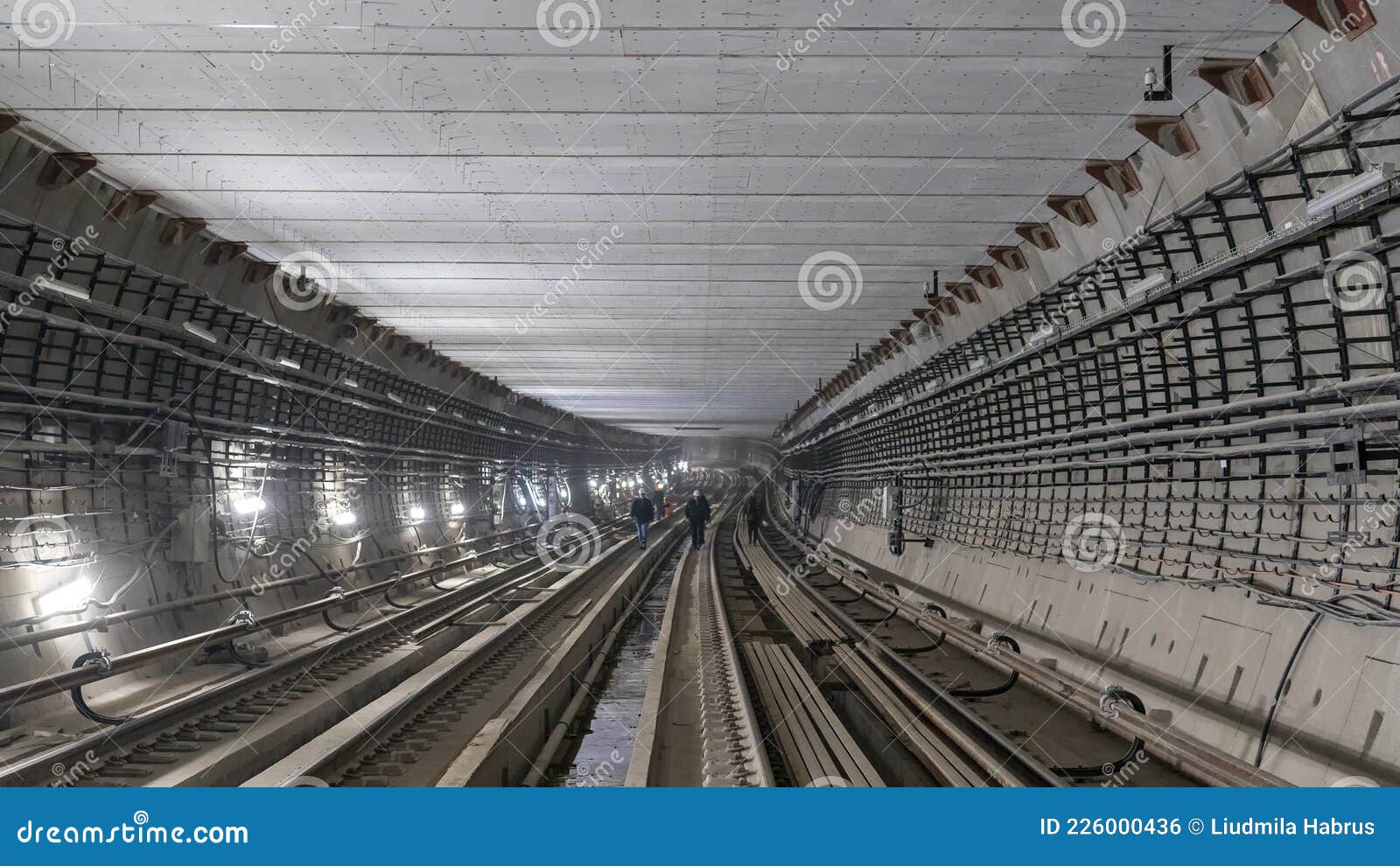 View of the Metro Tunnel Under Construction Stock Photo - Image of ...