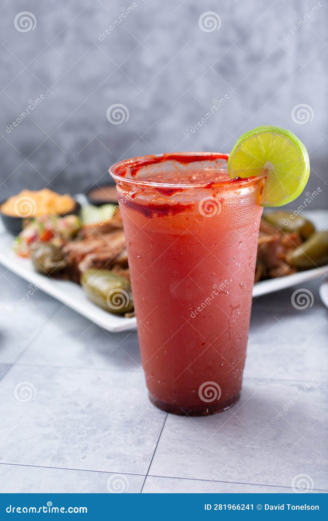 Michelada drink stock image. Image of entree, latin - 281966241