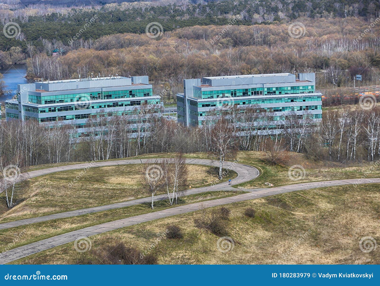 View of the Microsoft Building Located in the Western District of ...