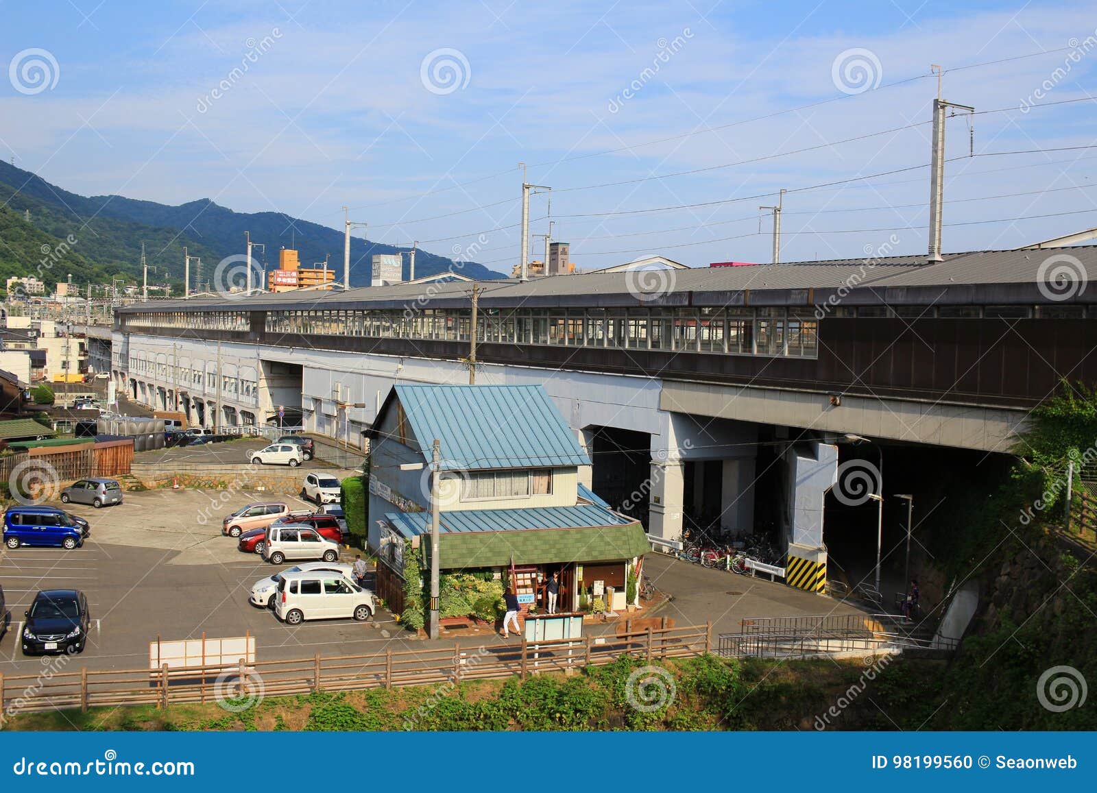 View of Mihara City at Train Editorial Image - Image of hiroshima ...