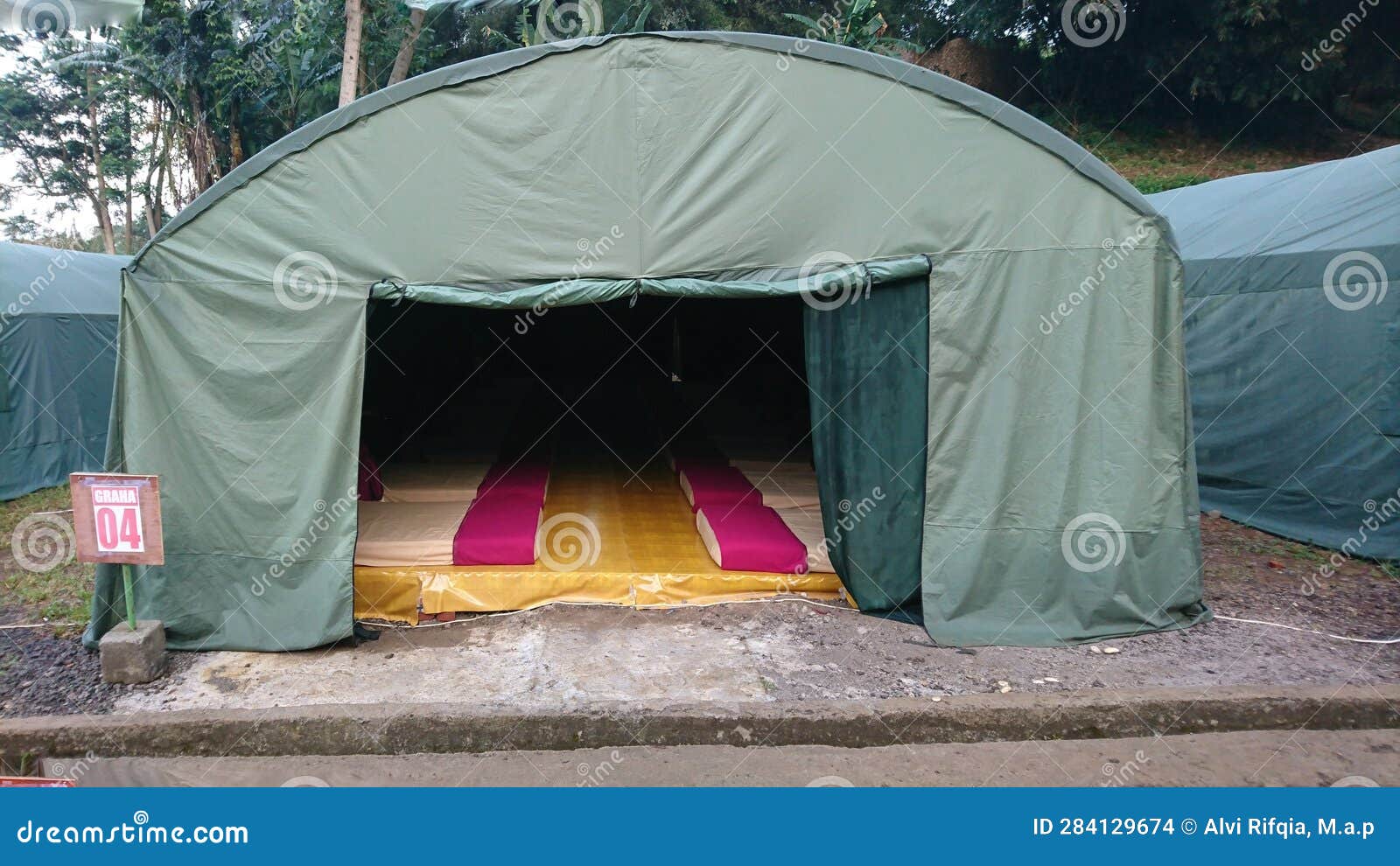 View of the Military Barracks at the Special Forces Recruit Training ...