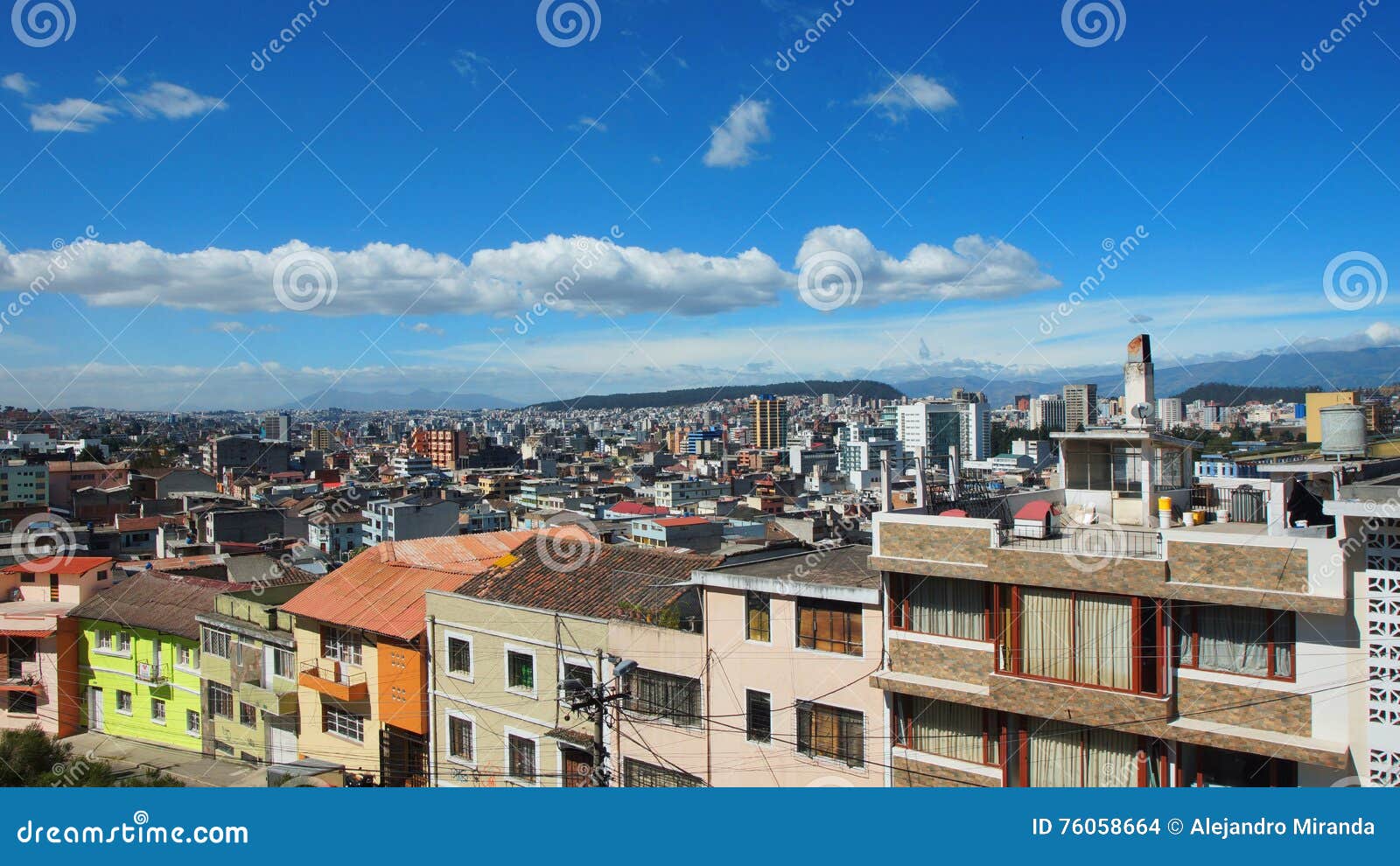 View of Modern Area of the City of Quito Editorial Stock Image - Image ...