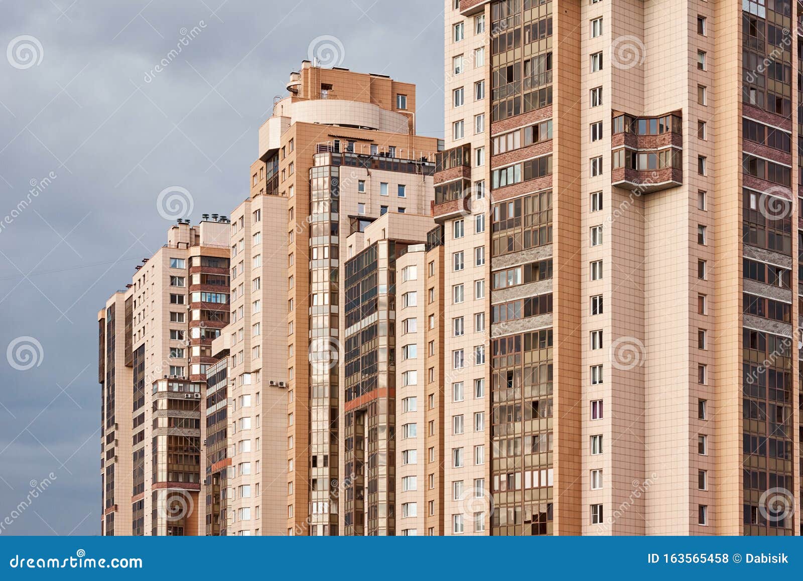 View of Modern Building in a City Landscape Stock Photo - Image of ...