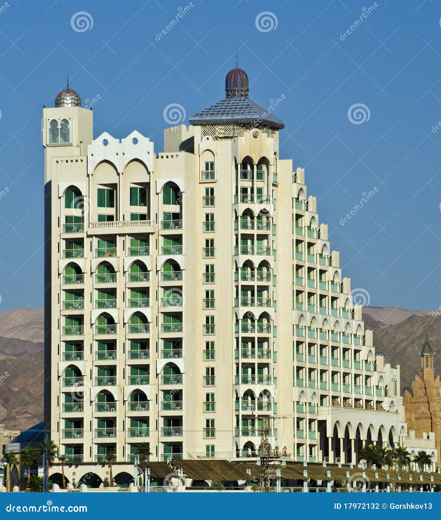 View on a Modern Building in Eilat, Israel Stock Photo - Image of ...